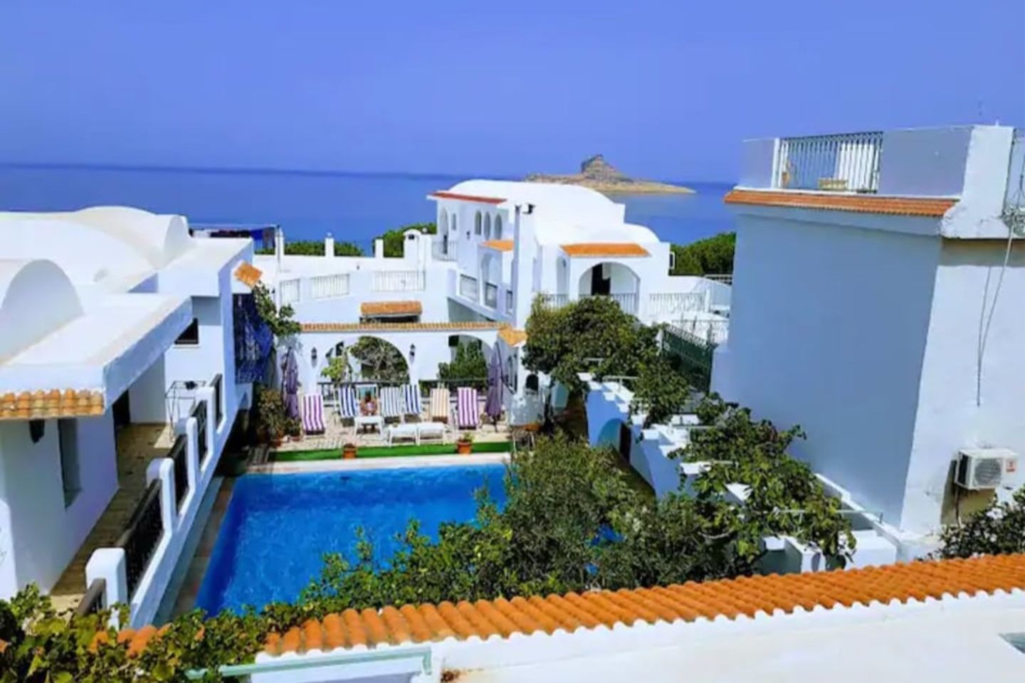 Maison d'hôtes à Rafraf avec piscine in Bizerte